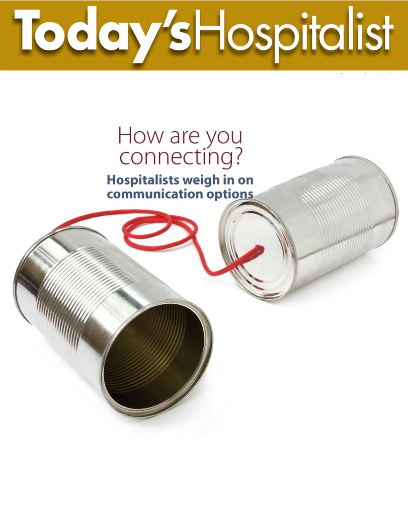 How are you connecting? - Today's Hospitalist